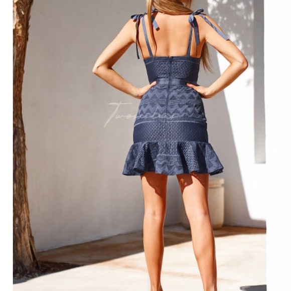 Two Sisters | Dresses | The Shona Dress By Two Sisters Steel Blue ...